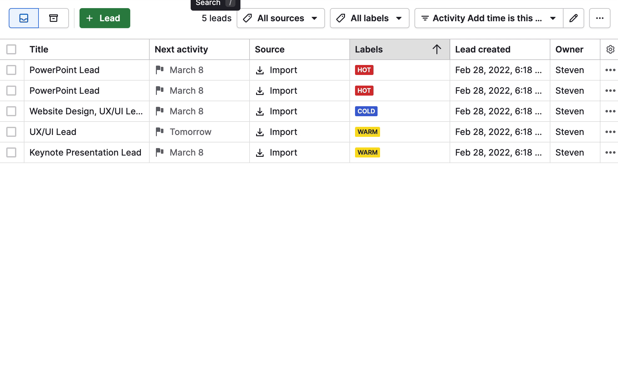 Leads Inbox - Knowledge Base | Pipedrive